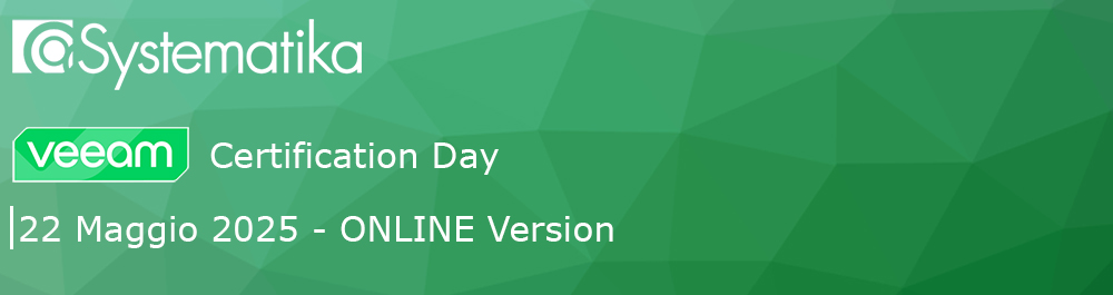 Systematika Distribution: Veeam Certification Day - Systematika